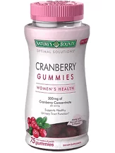 Nature’s Bounty Cranberry Gummies Review